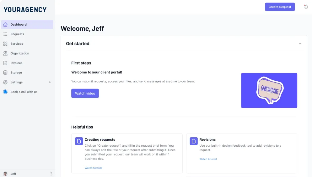 Client Portal Software For Agencies - ManyRequests